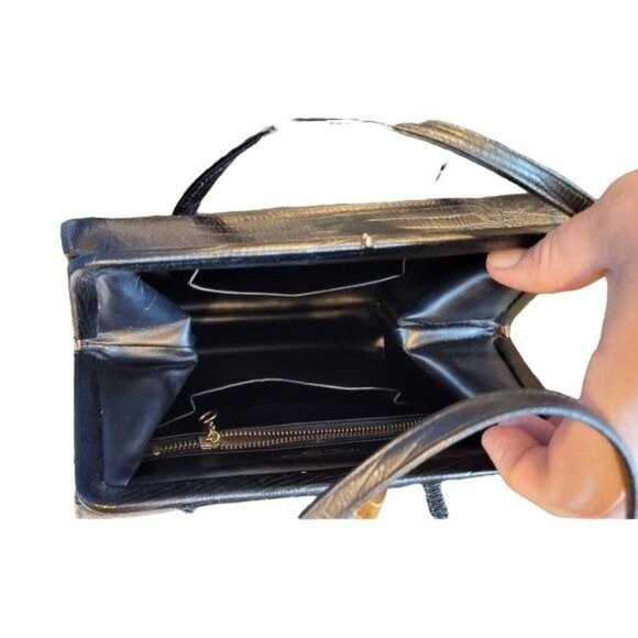 Mam'selle | Bags | Vintage Mamselle Originals New York Black Leather ...